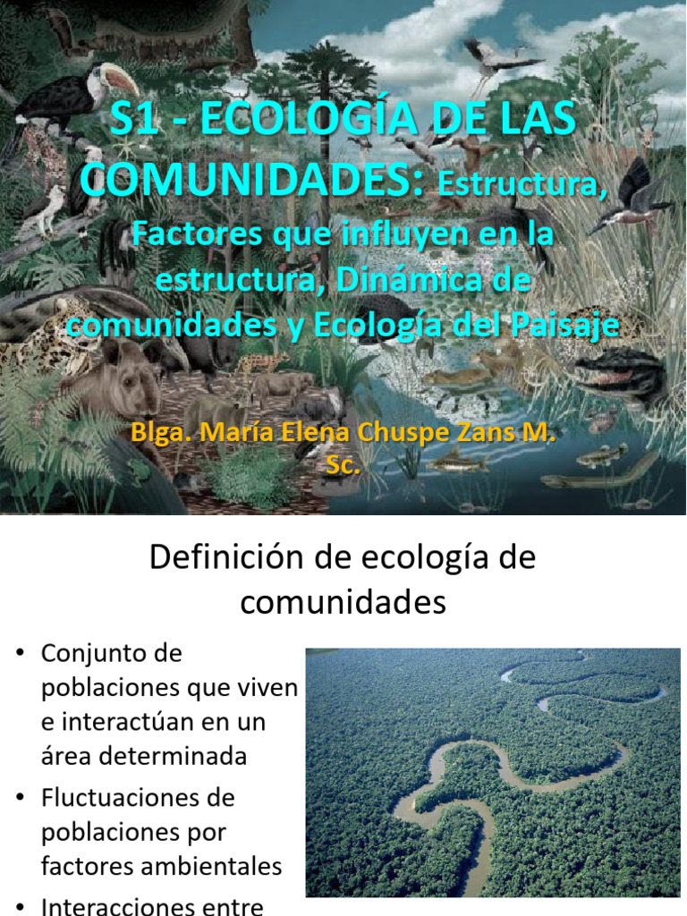 Ecología de Las Comunidades | Descargar gratis PDF | Nicho ecológico ...