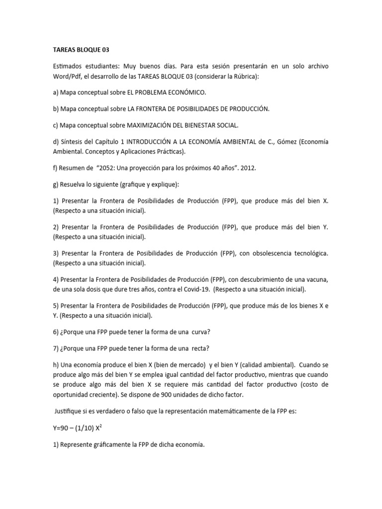 Tareas Bloque 03 | PDF | Métodos y materiales de enseñanza | Ciencia y matemáticas