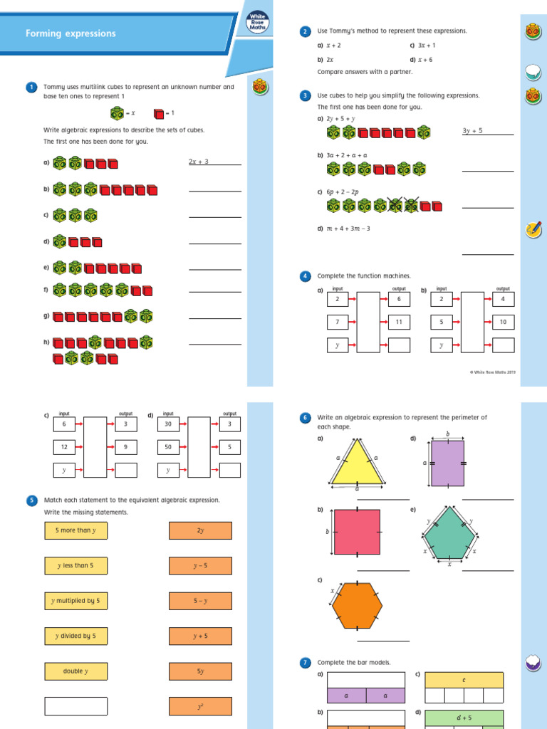Lesson 2 Forming Expressions 2019 | PDF | Mathematics | Applied Mathematics
