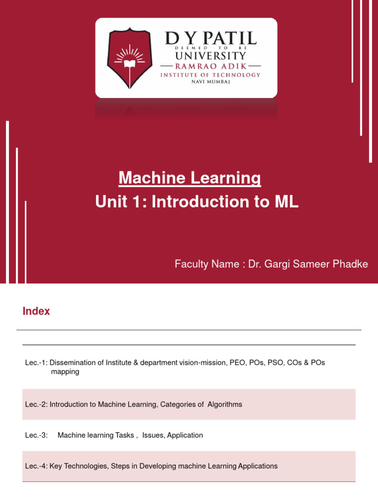 ML 1,2 - Merged | Download Free PDF | Machine Learning | Level Of Measurement