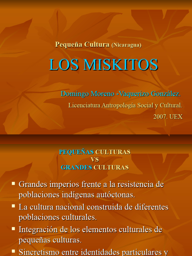 Miskitos 130322073341 Phpapp02 | PDF | Nicaragua