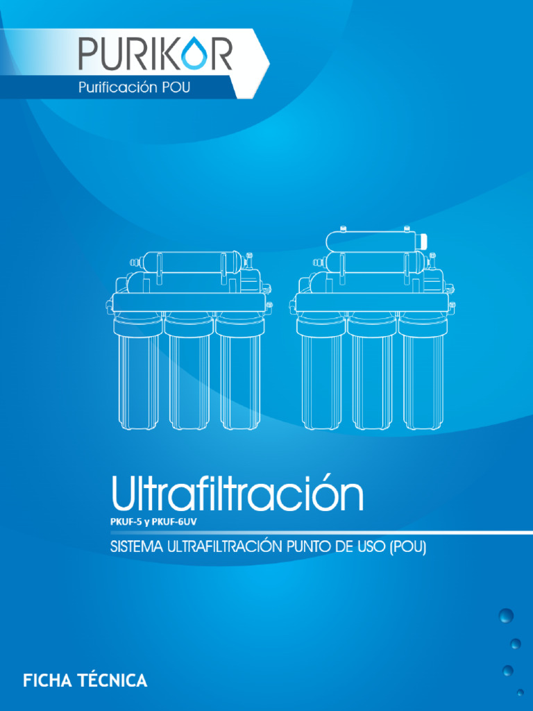 Purikor - Sistema de Ultrafiltración - PureWater Colombia - Tecnología ...