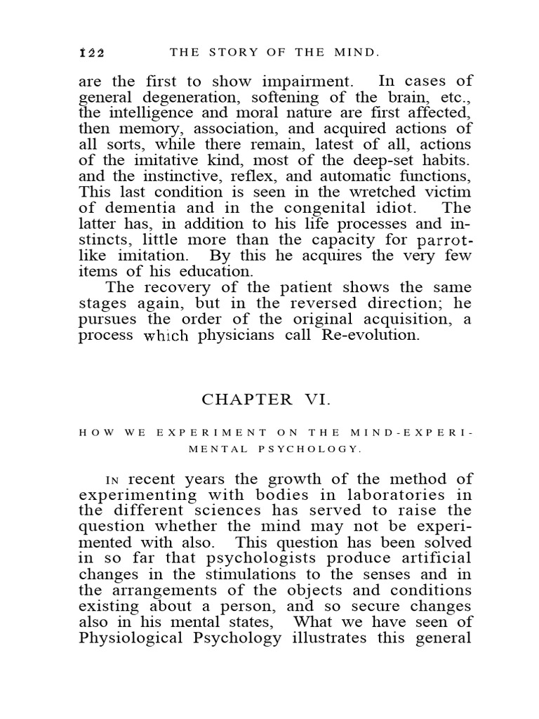 Chapter 6 - Baldwin - The Story of The Mind | PDF | Mind | Psychology