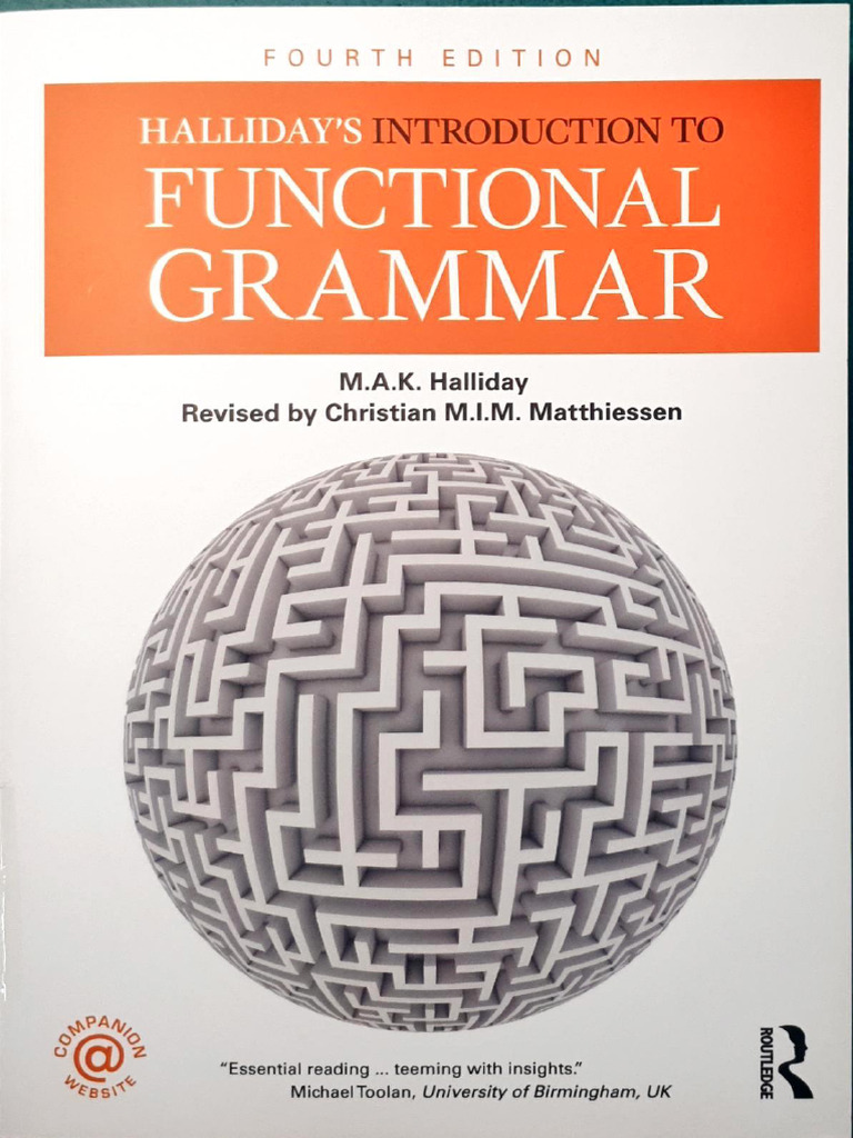 Functional Grammar Haliday | PDF | Clause | Grammar