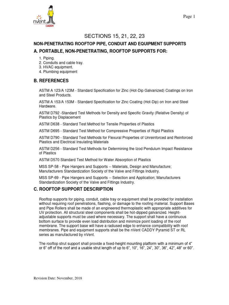 CADDY-PYRAMID-ST-RL | PDF | Pipe (Fluid Conveyance) | Roof