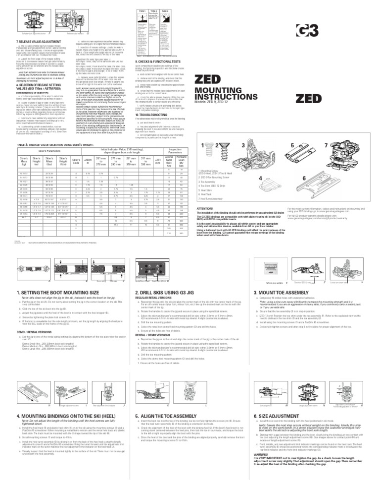 ZED Mounting Instructions | PDF | Individual Sports | Racing