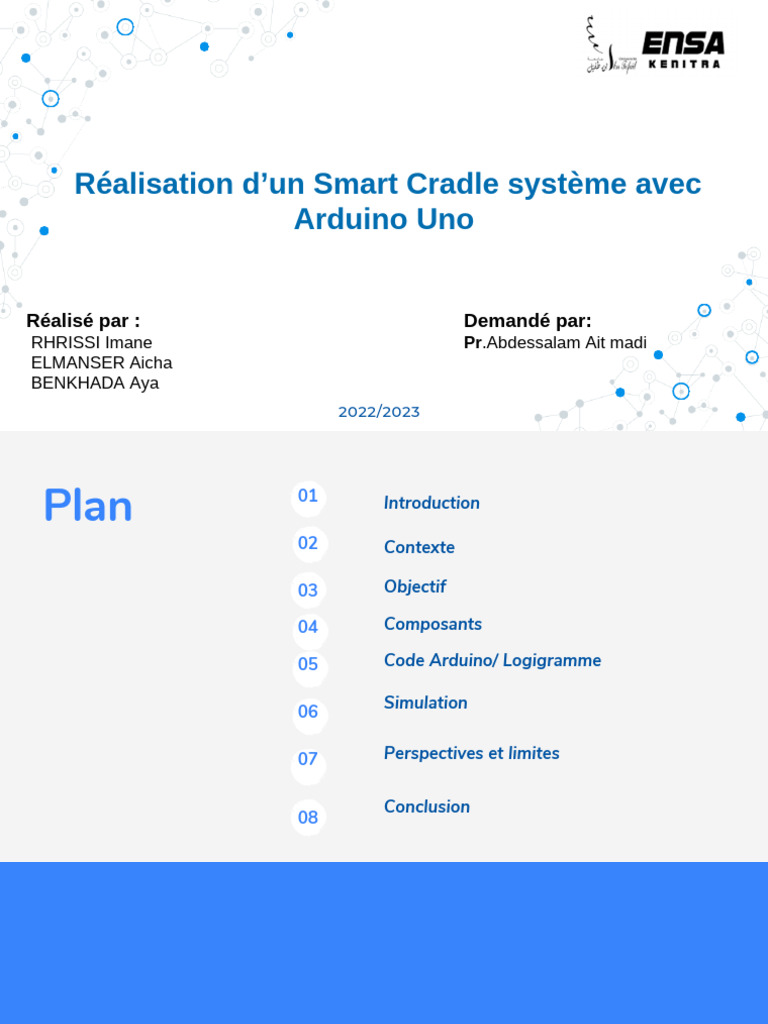 Smart Cradle avec Arduino Uno : Guide complet | PDF | Capteur | Arduino