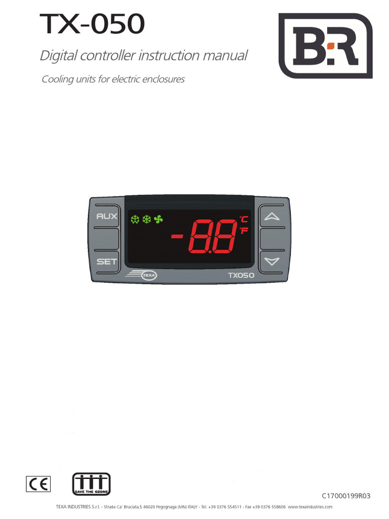 TX050 Digital Controller Manual | PDF | Relay | Computer Keyboard
