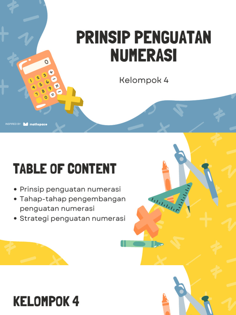 PPT Kelompok 4 Prinsip Penguatan Numerasi | PDF