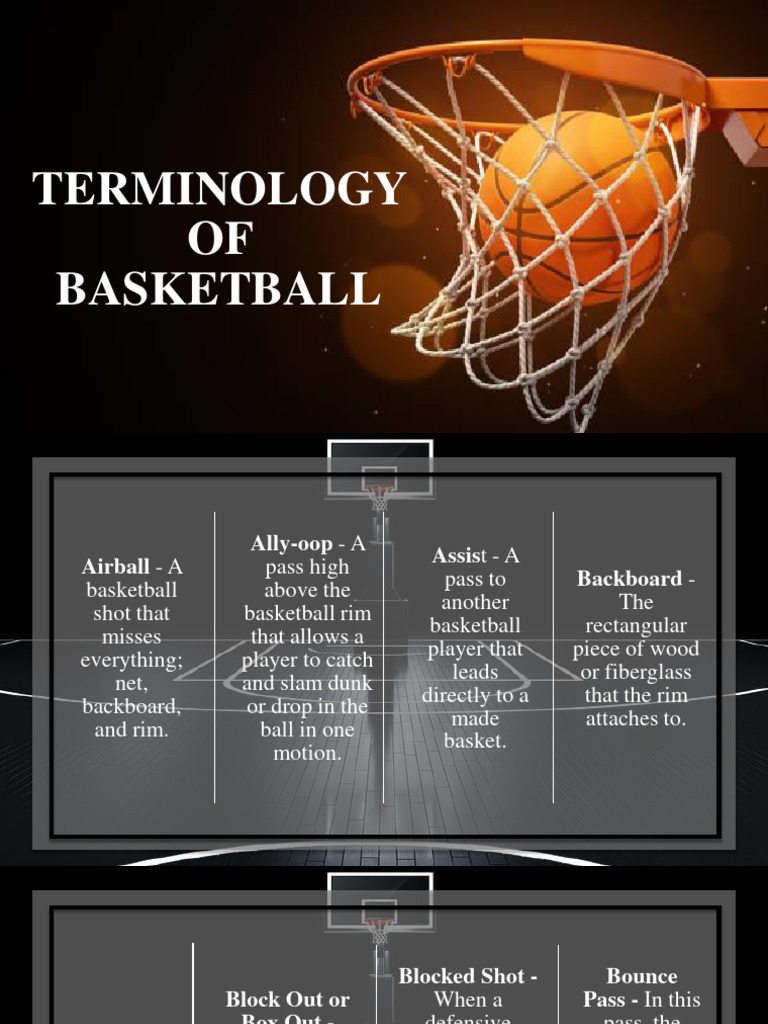 Terminologies of Basketball | PDF | Games Of Physical Skill | Sports ...