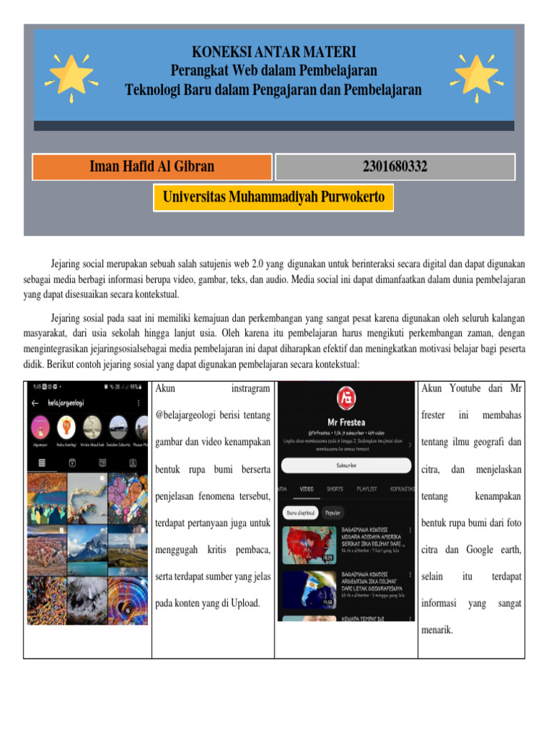 SEL.03.2-T5-7 Koneksi Antar Materi - Perangkat Web Dalam Pembelajaran | PDF