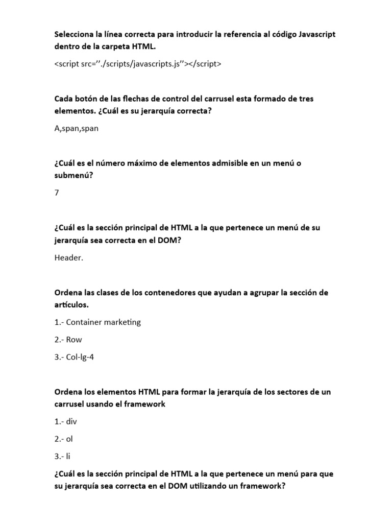 Selecciona la línea correcta para introducir la referencia al código ... Selecciona la línea correcta para introducir la referencia al código ...