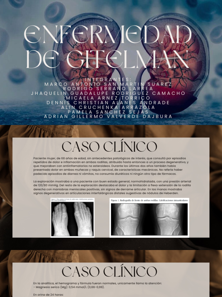 Síndrome de Gitelman: Diagnóstico y Tratamiento | PDF | Causas de la ...