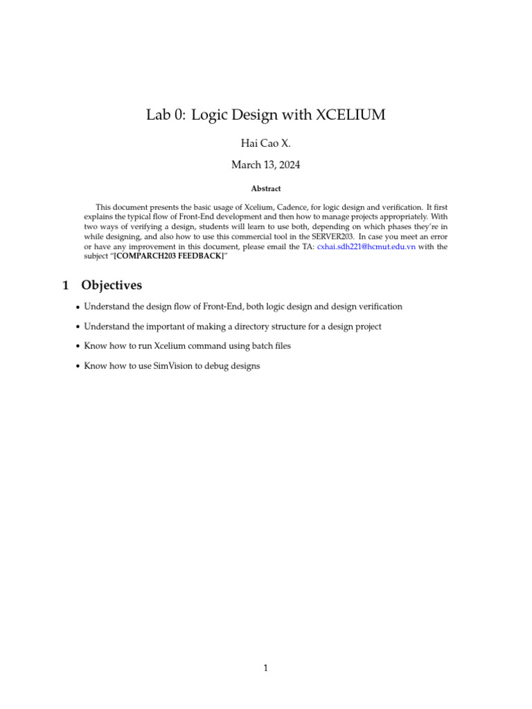 lab0-xcelium | PDF | Computer File | Computer Engineering