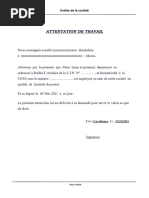 Modèle d'attestation de référence | PDF
