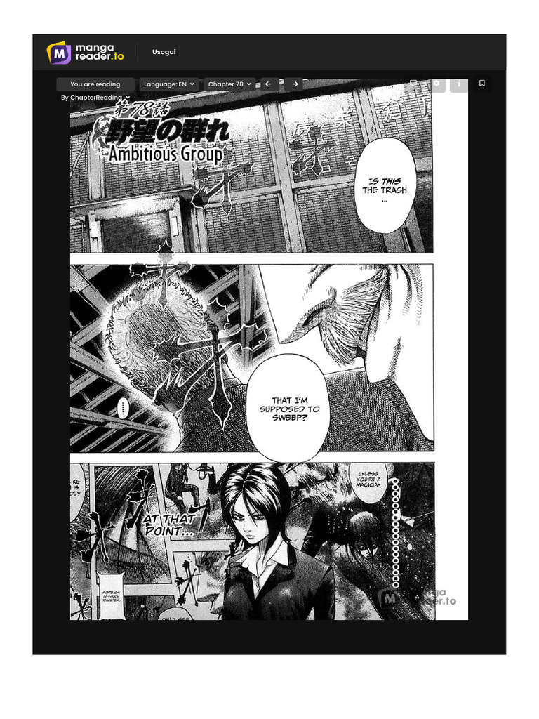 Usogui: Chapter 78 You Are Reading by Chapterreading Language: en | PDF