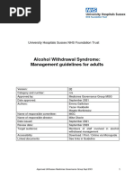 Glasgow Modified Alcohol Withdrawal Scale (GMAWS) | PDF