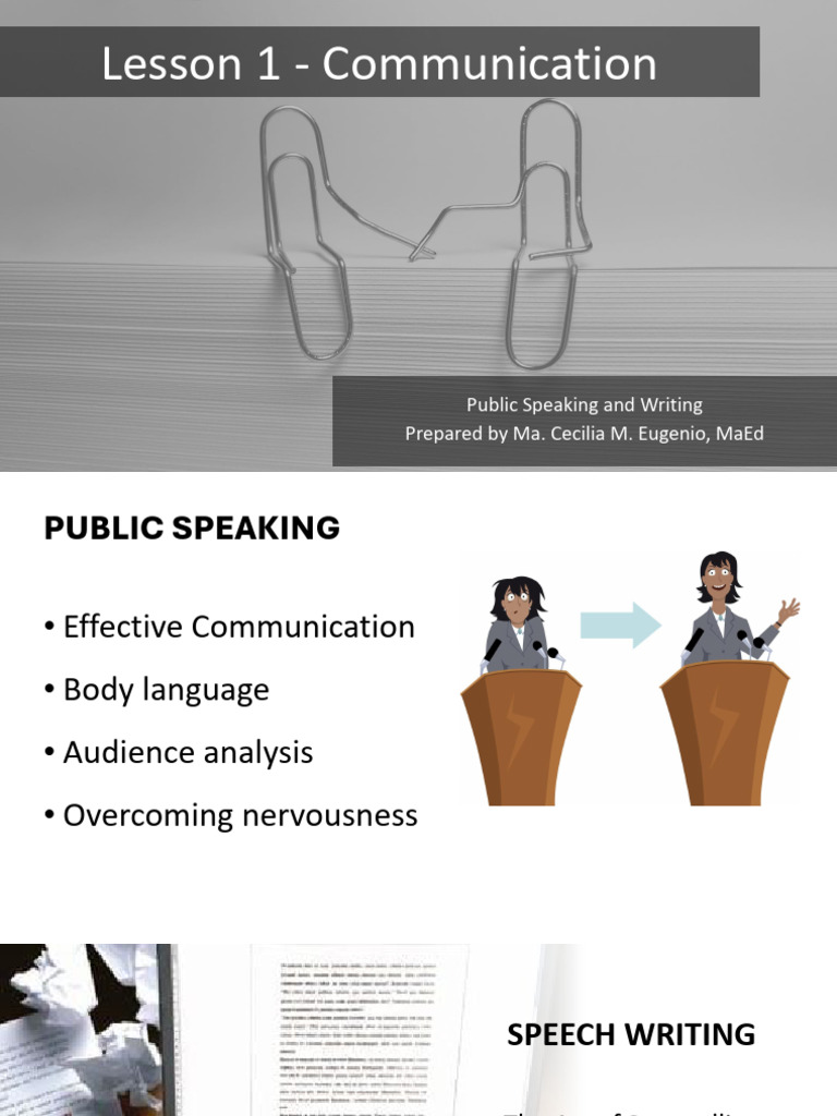 Lesson 1 Communication | PDF