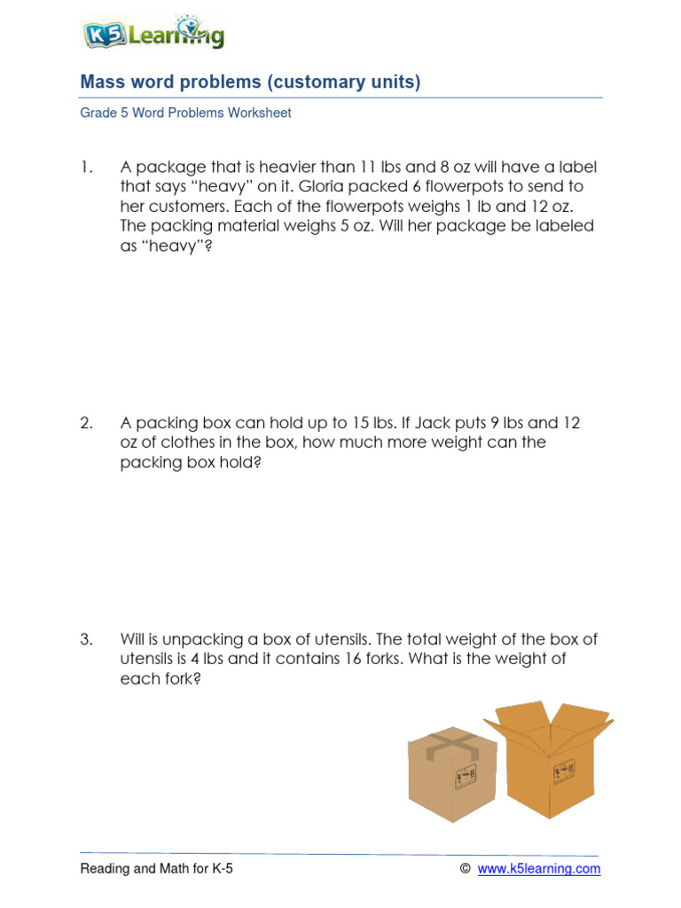 Grade 5 Mass Word Problems A | PDF | Language Arts & Discipline