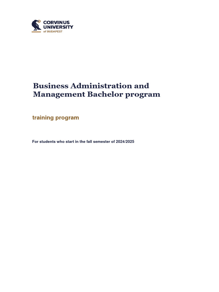 B - Business Administration and Management - 2024 - 25.e80 | PDF ...