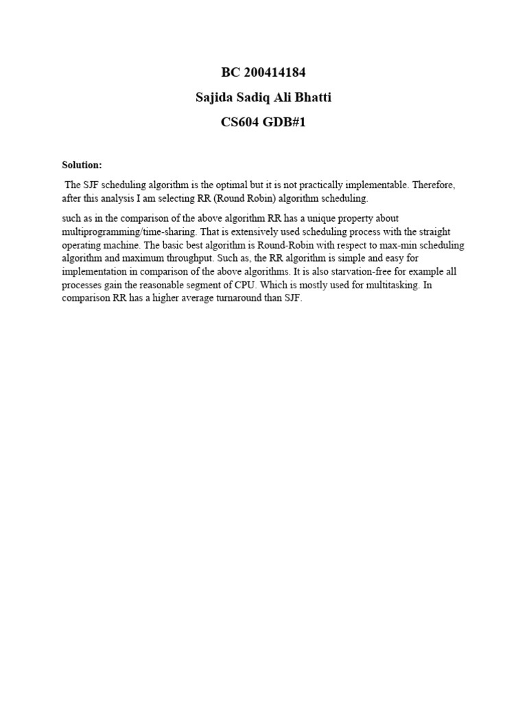 CS604 GDB | PDF CS604 GDB | PDF