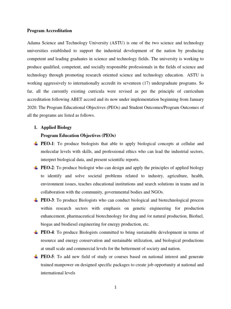 Program Accreditations | PDF | Engineering | Science