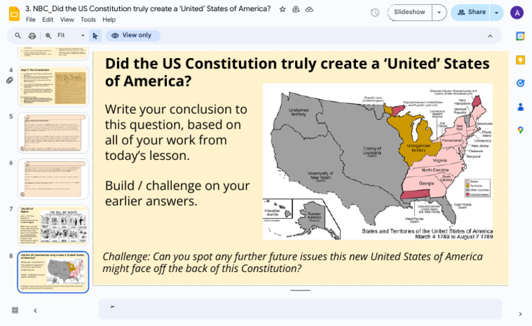 NBC - Did The US Constitution Truly Create A United' States of America ...
