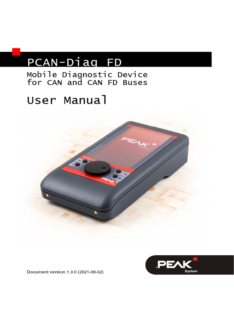 PCAN-Diag-FD_UserMan_eng | PDF | Usb | Hdmi