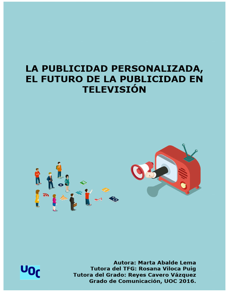 Publicidad Personalizada | PDF | Publicidad | Televisión