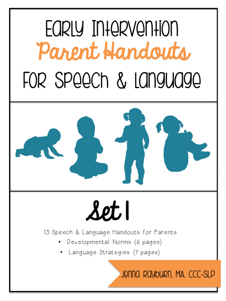 Early Language Development Handouts | PDF | Speech | Word