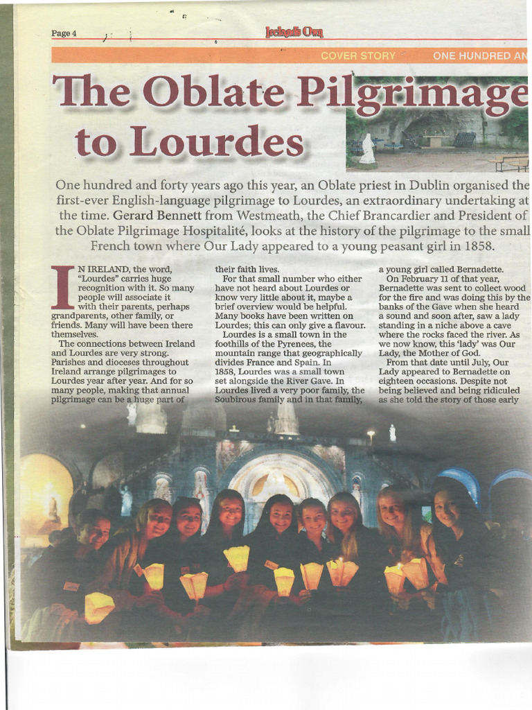 Lourdes Pilgrimage | PDF
