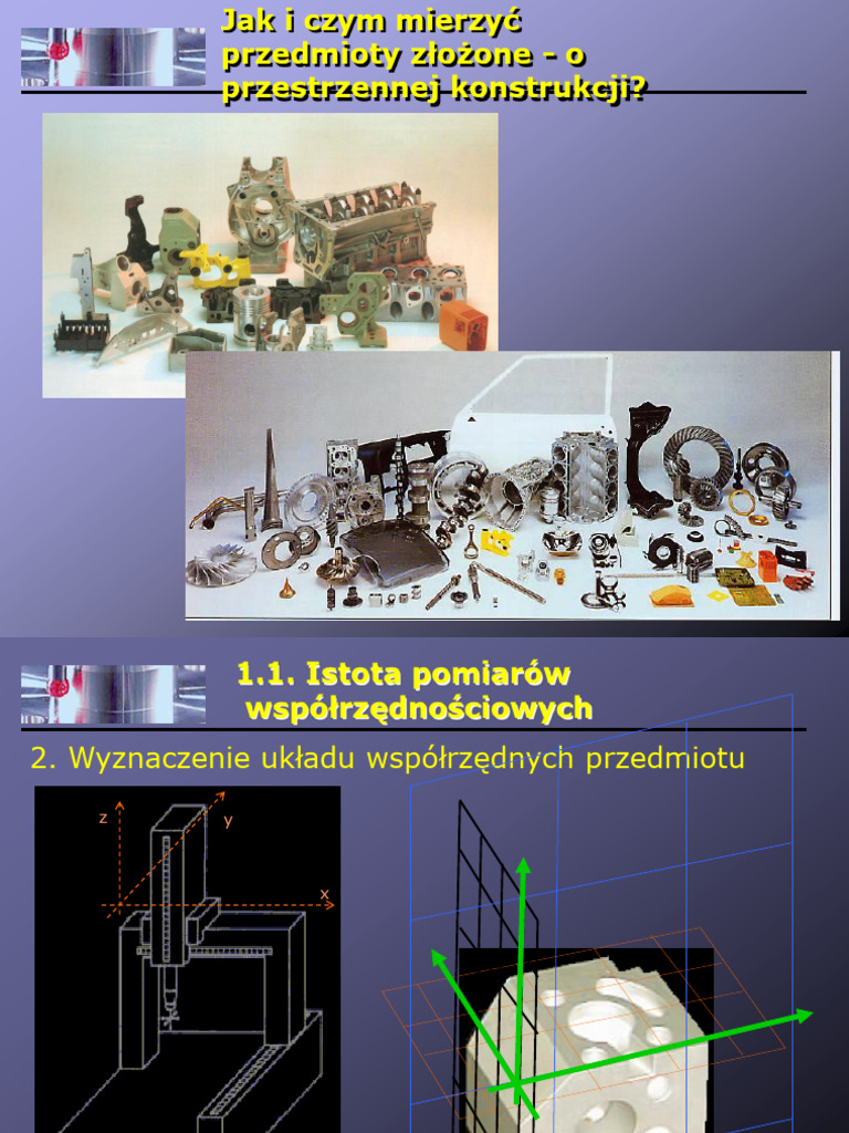E. Ratajczyk Współrzędnościowa Technika Pomiarowa | PDF