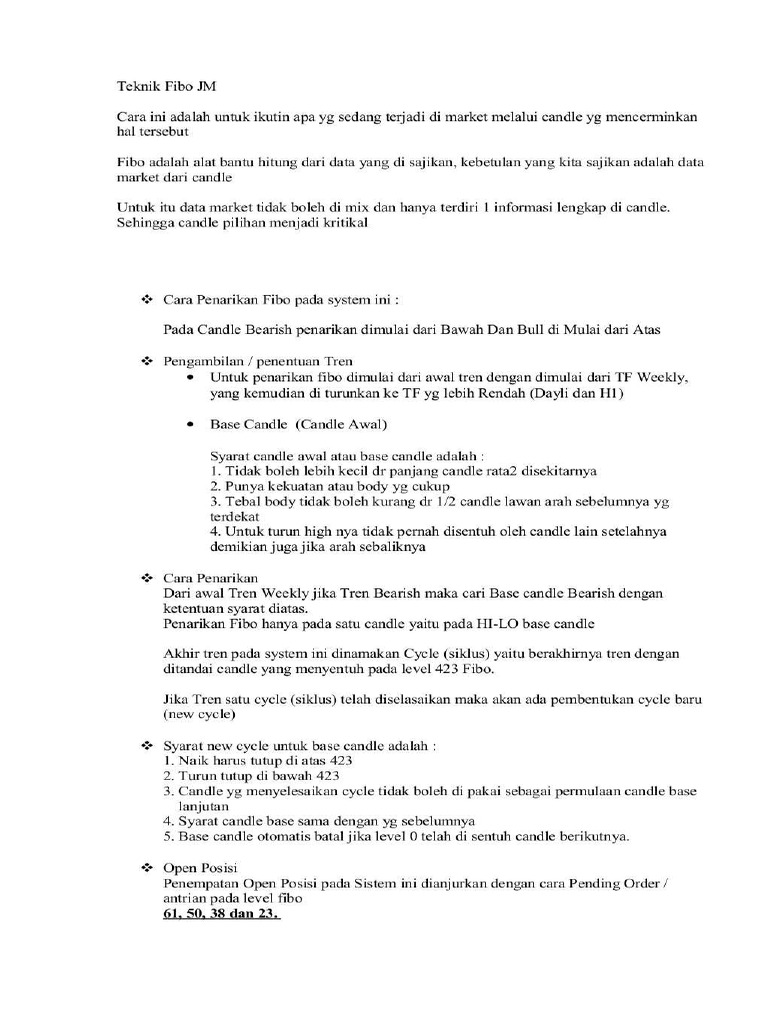 PDF Ilmu Fibo Candle Compress | PDF