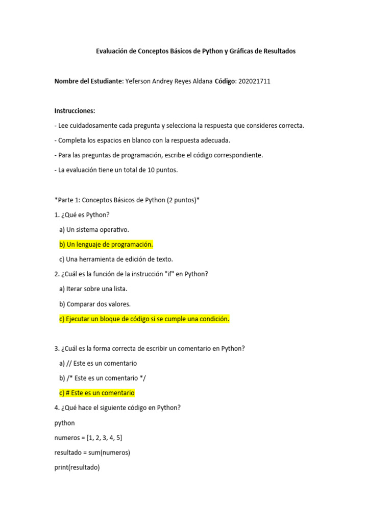 Parcial 1electiva | PDF | Python (lenguaje de programación) | Tecnologías de la información