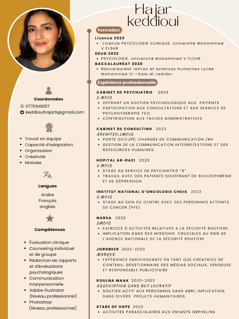 CV Hajar Keddioui | PDF