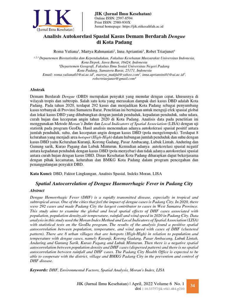 Batas Ketinggian Nyamuk Terbang DBD | PDF | Pengembangan Diri | Sains ...