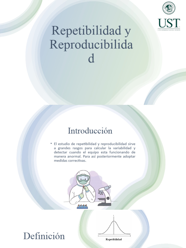 Clase 5 Repetibilidad y Reproducibilidad | PDF | Medición | Análisis de ...