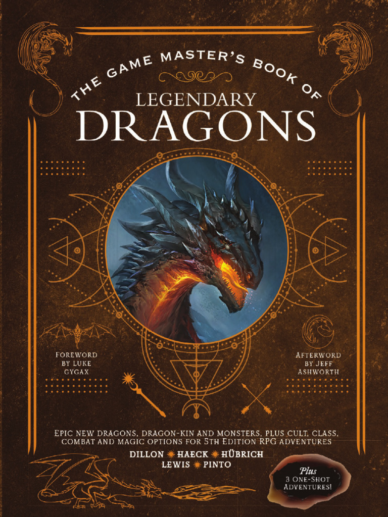 The Game Master's Book of Legendary Dragons - Epic New - Jeff Ashworth ...