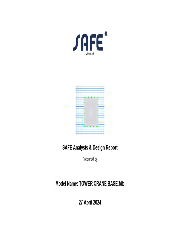 Attachment No.1 - Safe Analysis & Design Report | PDF | Beam (Structure ...