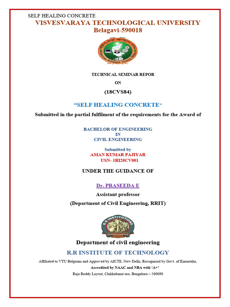 AMAN technical seminar .ppt | PDF | Concrete | Patent