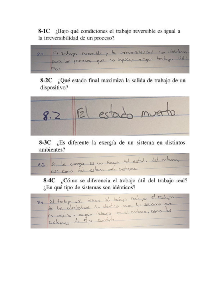 Ejercicios Capitulo 8 | PDF