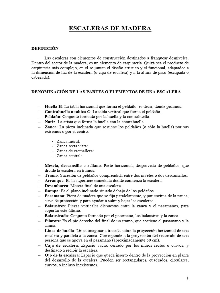 Escaleras | PDF | Escalera