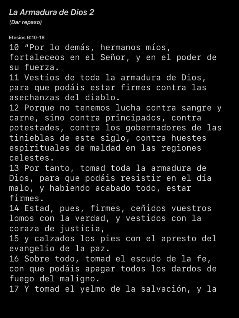 La Armadura de Dios 2 | PDF | Oscilación | Cristo (título)
