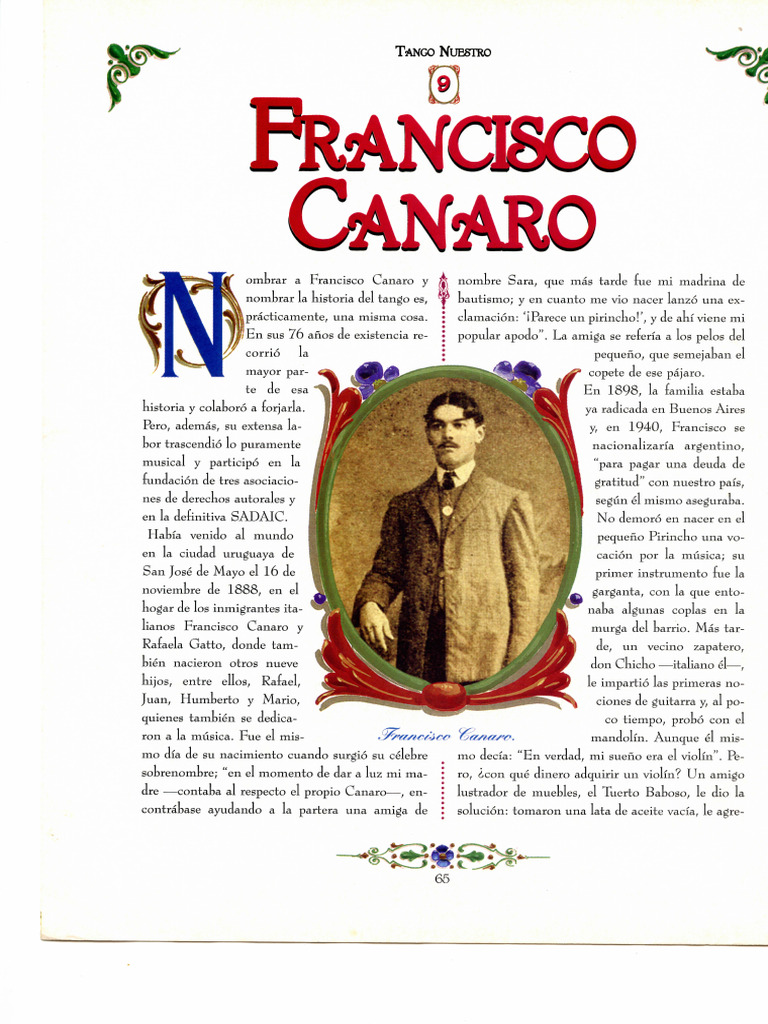 09 Tango Nuestro Francisco Canaro | PDF | Musica Tango | Tango