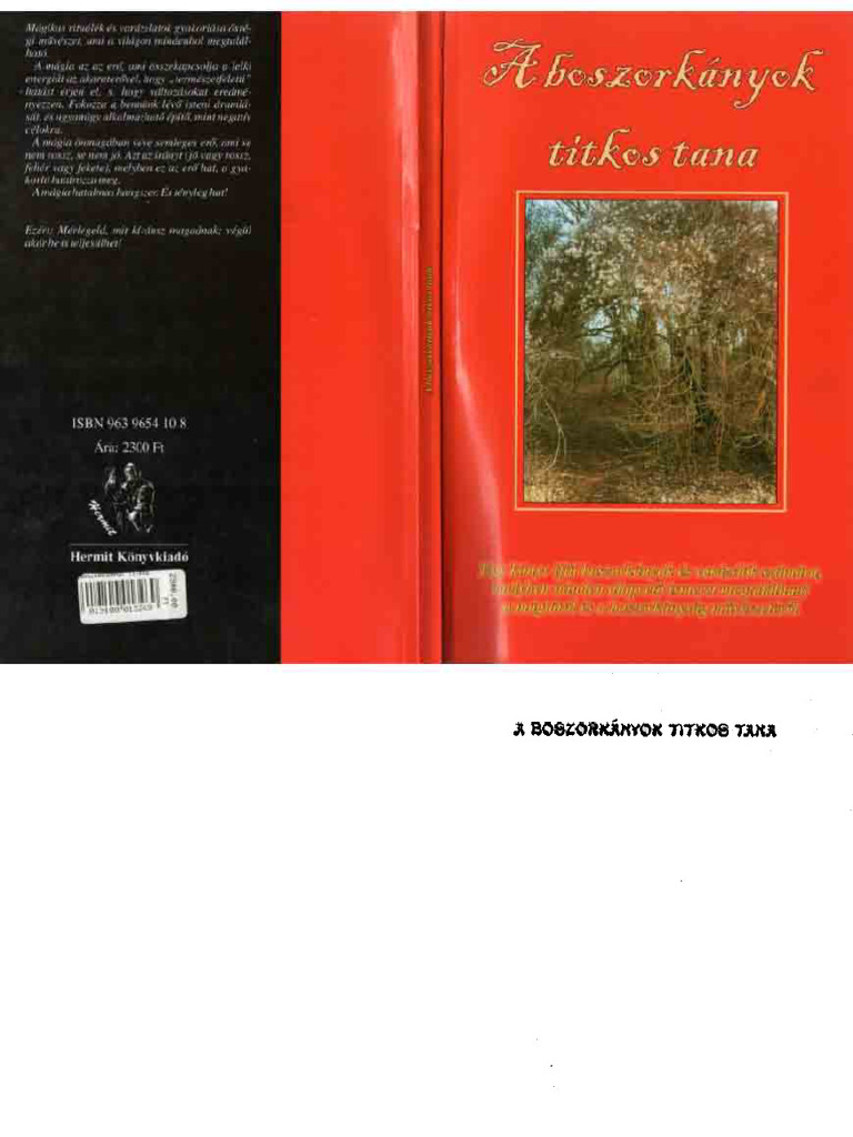 A Boszorkányok Titkos Tana | PDF