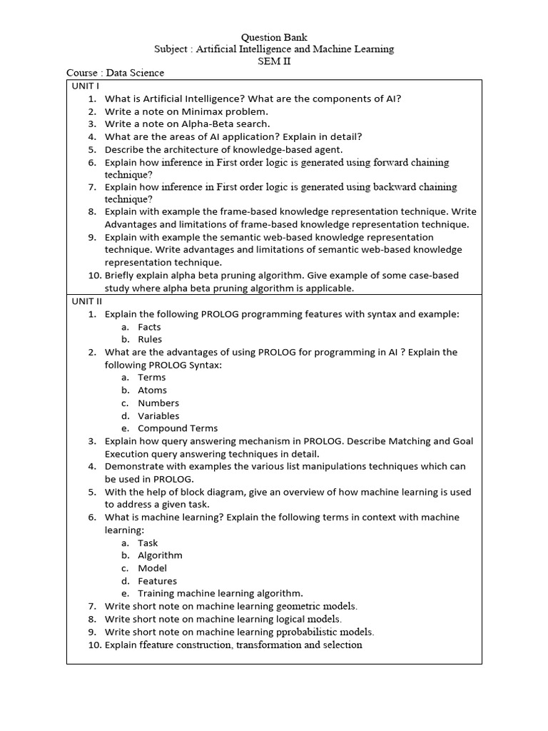 Machine Learning Theory QB MK | PDF | Support Vector Machine | Machine Learning