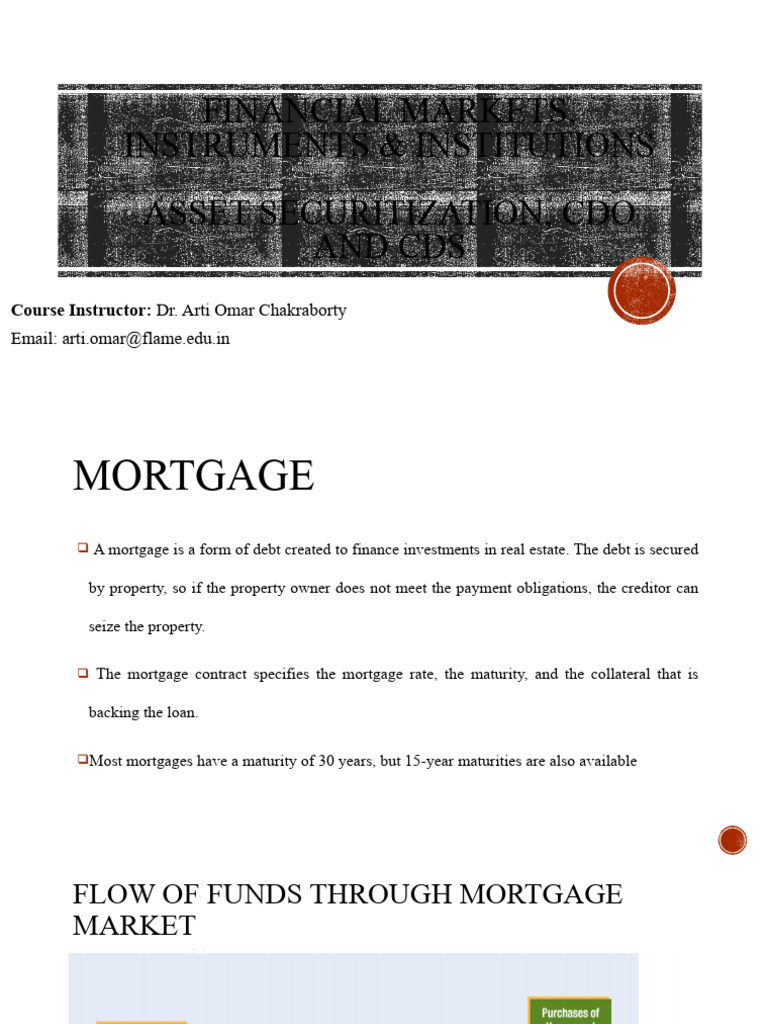 Asset Securitization, CDOs | PDF | Mortgages | Securitization