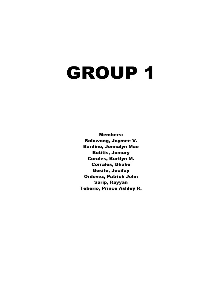 Concept Paper of Group 1 | PDF | Behavior | Methodology
