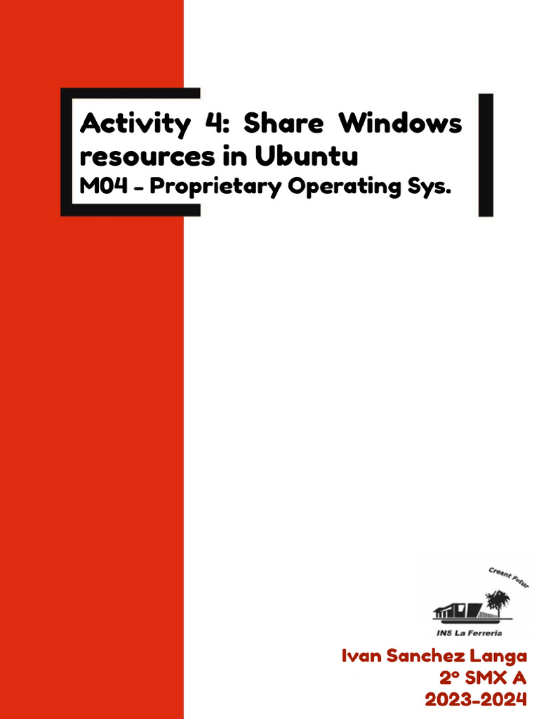 Compartir Recursos de Windows A Un Cliente Linux | PDF | Directory ...