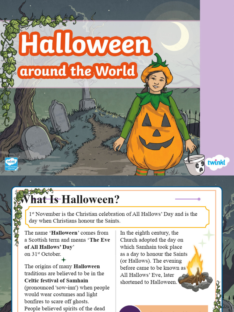 t2 T 17104 Halloween Around The World Powerpoint English Ver 5 | PDF ...